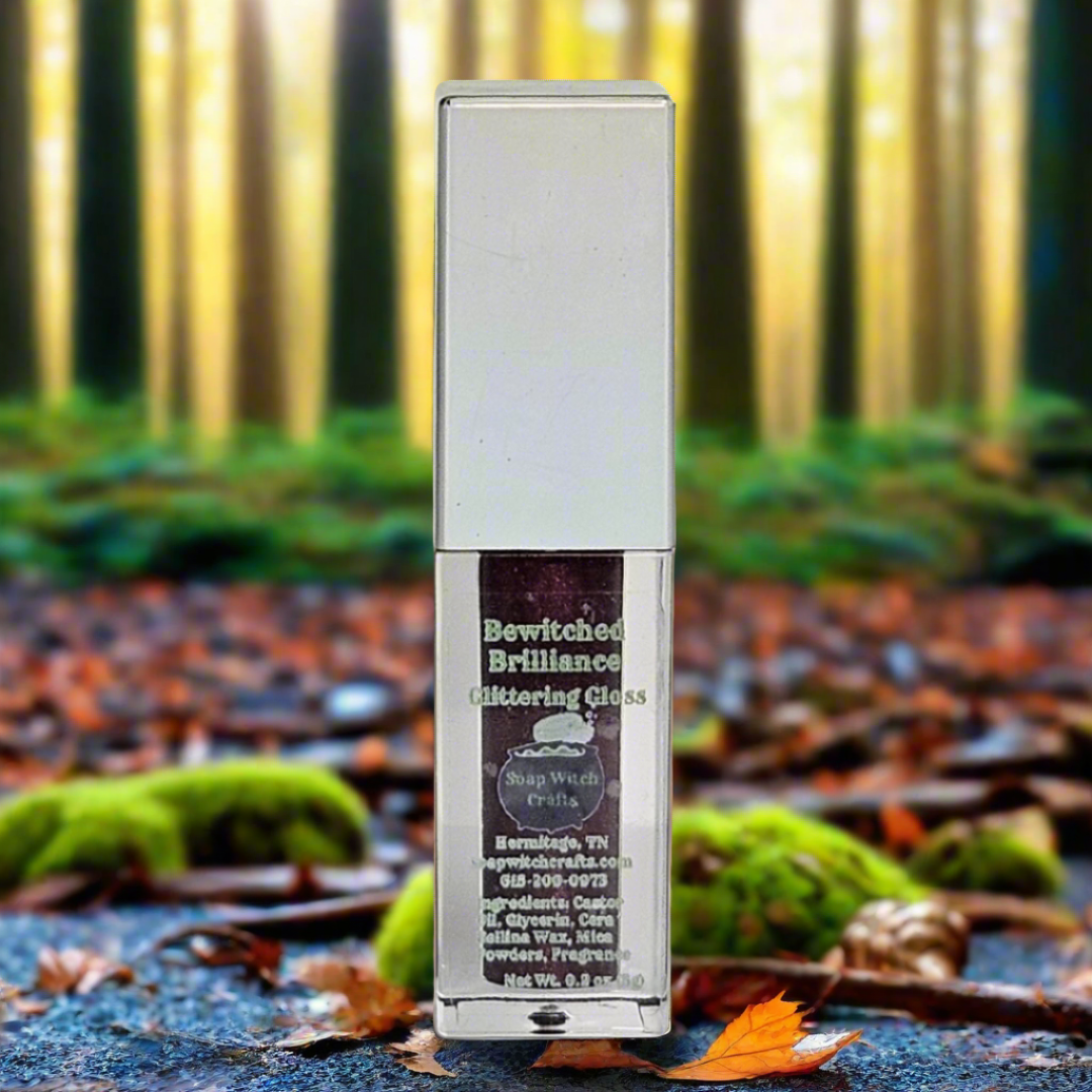 Bewitched Brilliance Gloss | Moony Maroon Glittering Shine | Soap Witch ...